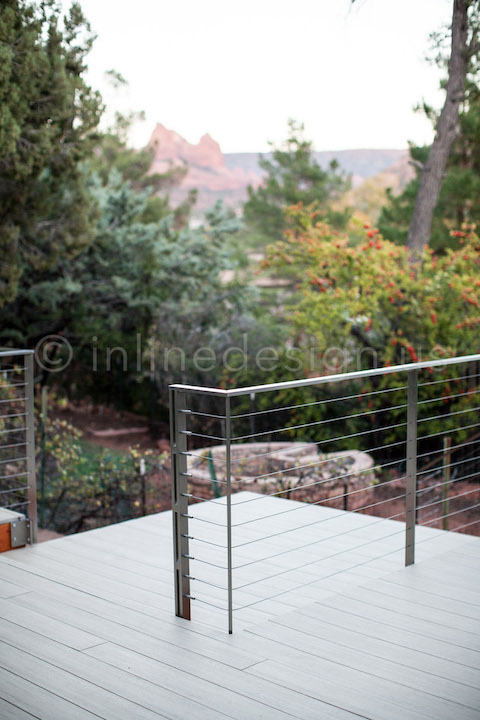Arcadia Bar Cable Railing was Ingrid’s AZ Dream – Inline Design
